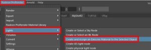 How to Assign Emissive Material on Objects in Maya with ProRender - Render Pool-Cloud-based GPU ...