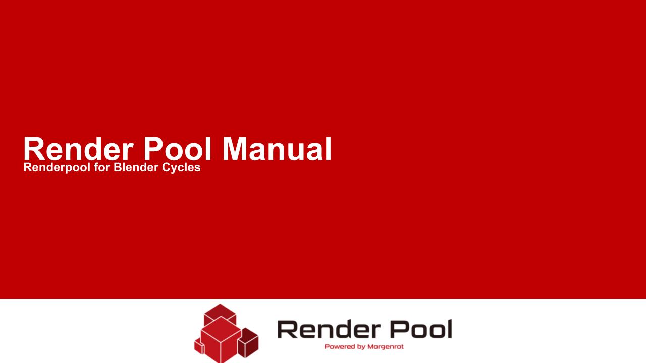 howto - Render Pool-Cloud-based GPU rendering